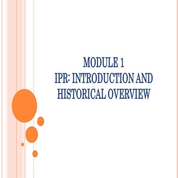 Intellectual property rights History.ppt