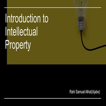 Introduction to IPR | PPTX