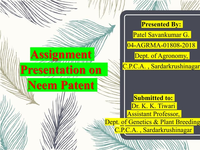 Complementation test | PPTX