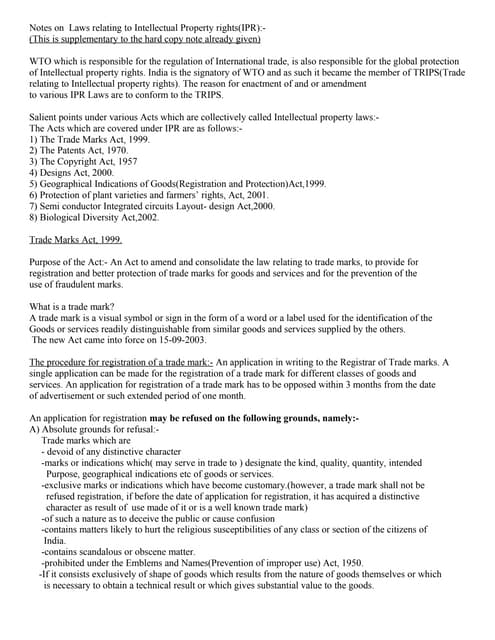 Intellectual property-Trademark | PPTX