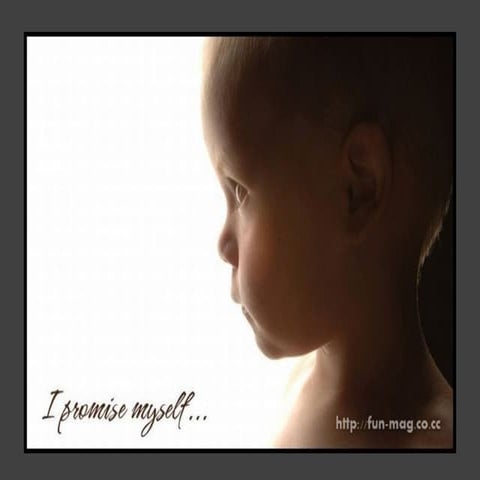 I promise myself.... | PPT