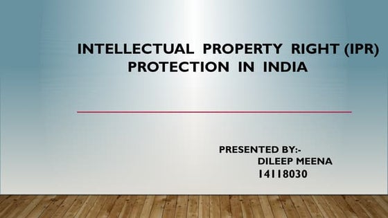 Types of ipr | PDF