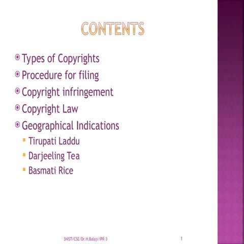 IPR Unit 3 Copyrights and Geographical indications -.ppt