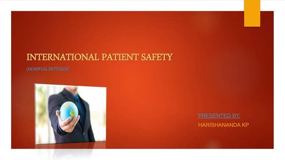 International Patient Safety Goals (IPSG) | ODP | Healthcare Industry | Industries