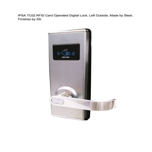 Ipsa tc02 rfid card operated digital lock | PDF