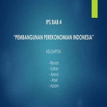 Materi IPS BAB 4 perkembangan ekonomi.pptx