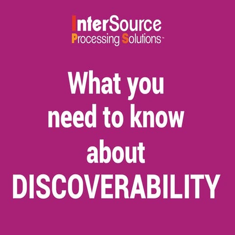 InterSource Processing Solutions - What You Need to Know about ...