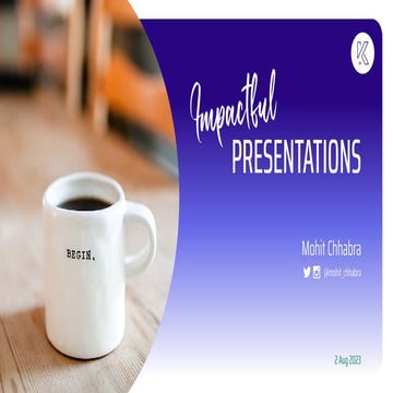 Impactful Presentations Teaser Masterclass | PDF