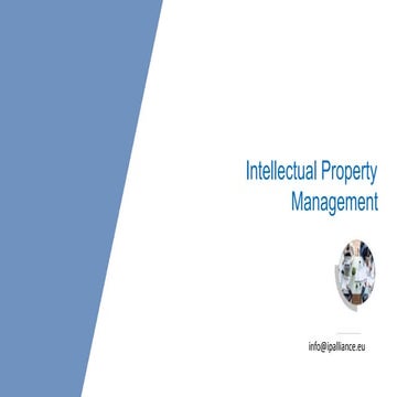 Intellectual property management | PDF