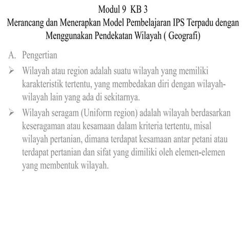 Ips modul 9 kb 3[234] b.endang | PPTX