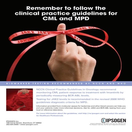 Ipsogen clinician ad | PDF