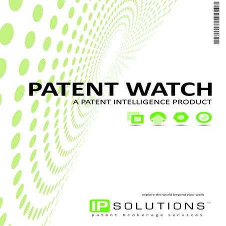 IP SOLUTIONS™ PATENT WATCH | PDF