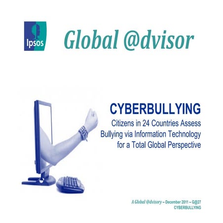 Ipsos Global @dvisor Wave 27: Cyberbullying | PDF