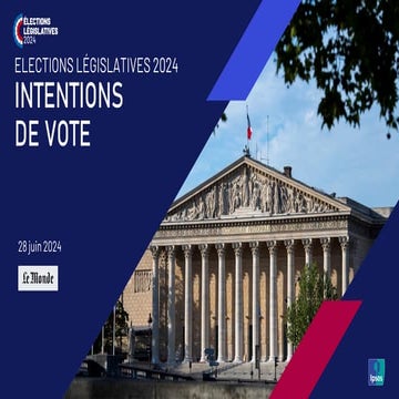 Législatives 2024 : Intentions de vote au 28 juin | PDF | Elections | Politics