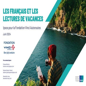 Les Français et les lectures de vacances | PPT