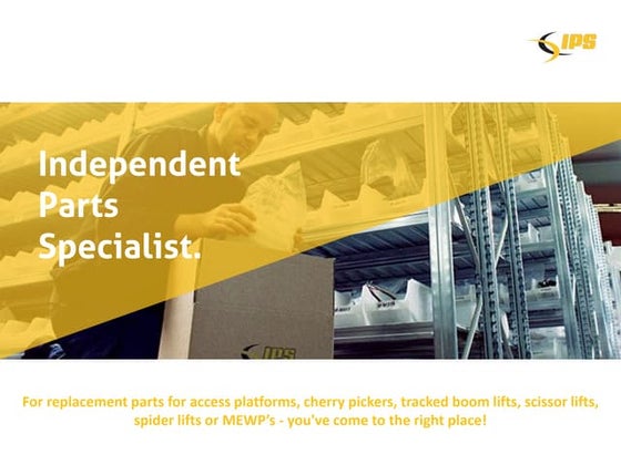 Ips Parts Online presentations