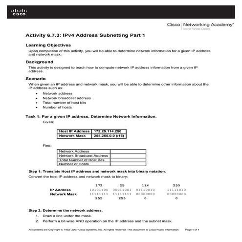 Ip Subnetting Pdf