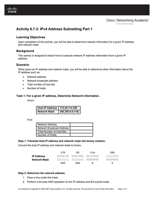 Ip Subnetting Pdf