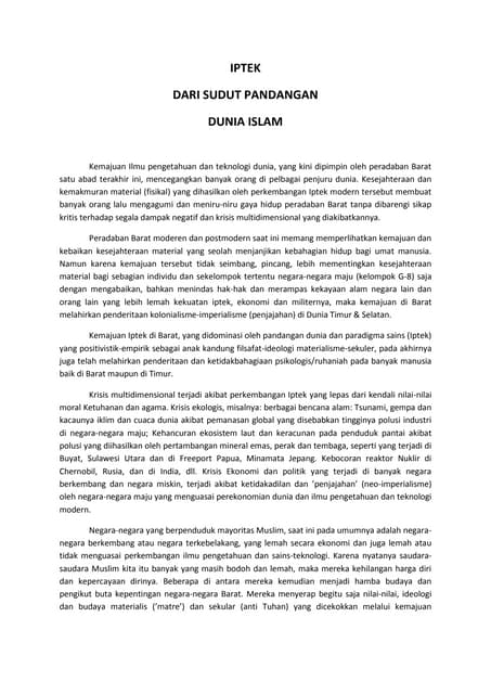 Ipteks dalam-islam | PPT