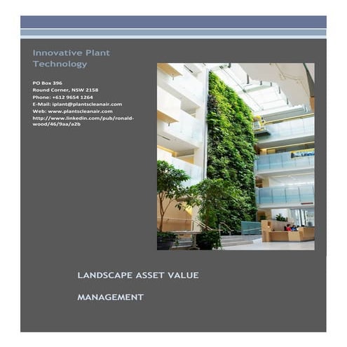 Ipt landscape asset management 2013 | PDF