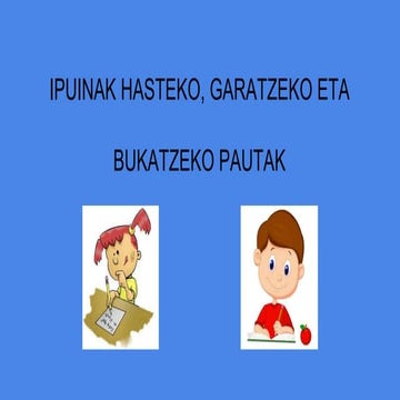 Ipuinak sortzeko pautak | PPT