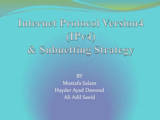 Basics Of Ip Addressing Ppt