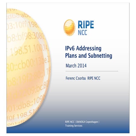 IPv6 Addressing Plans and Subnetting | PDF | Computer Networking | Computing
