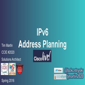 IPv6 address-planning | PDF | Internet | Computing
