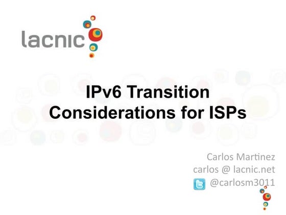 IPv6 Deployment Planning and Security Considerations | PPT