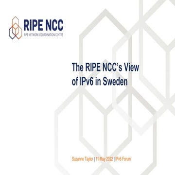The RIPE NCC’s View of IPv6 in Sweden | PDF | Computer Networking | Computing