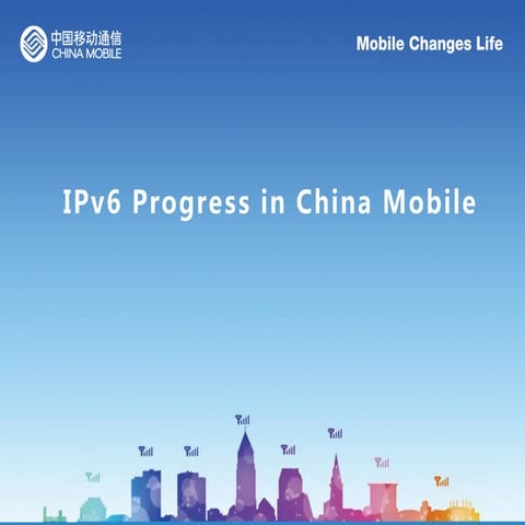 IPv6 Progress in China Mobile | PDF