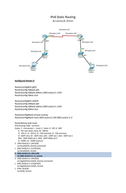 IPv6_Static_Routing | PDF IPv6_Static_Routing | PDF