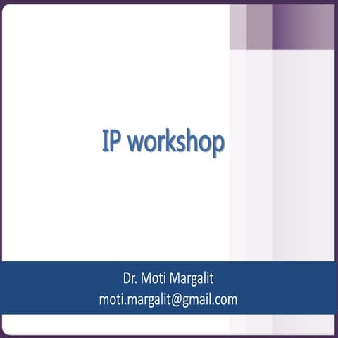 Ip workshop v2.1 | PPTX