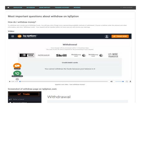 iqoption withdraw | PDF