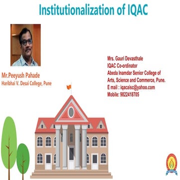 IQAC Coordinator naac | PPTX