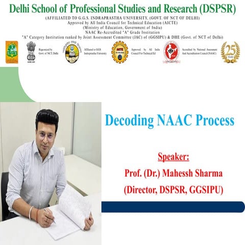 NAAC all 7 Criterion PPT with all details | PPTX