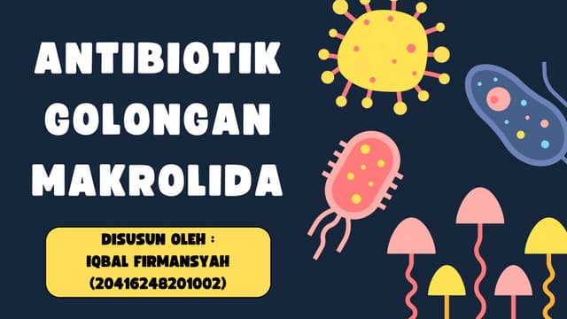 Antibiotik beta Laktam dan Makrolida - Kimia Farmasi 1 | PDF