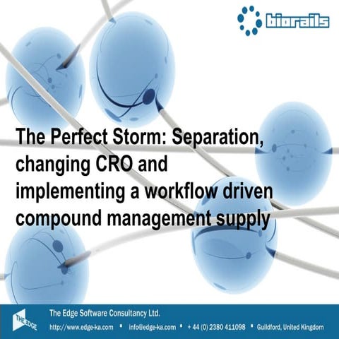 Compound design and progression tracking with CROs | PDF