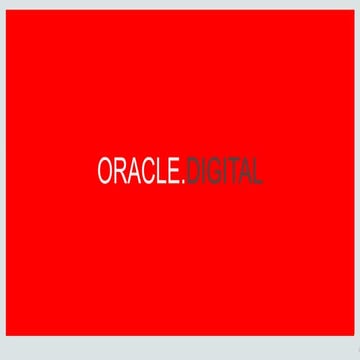 Paul Ricketts - Oracle - Sydney DDX Keynote 2016 | PPTX