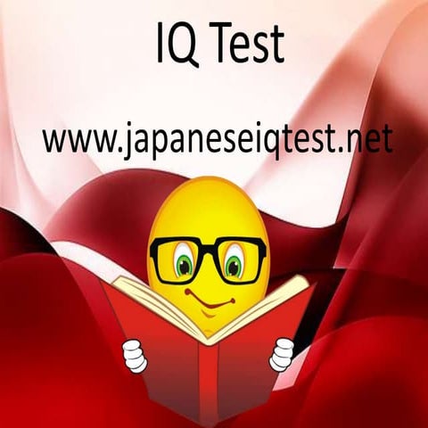 Japanese iq test solution | PPTX