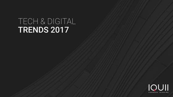 Tech & Digital Trends 2018 | PPT