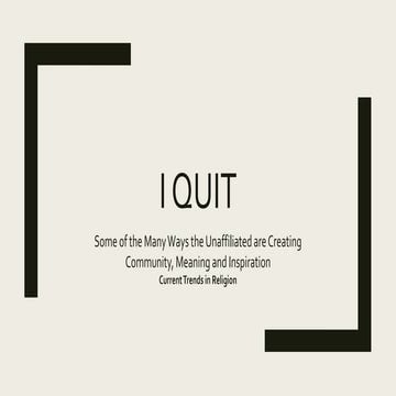 I Quit | PPT