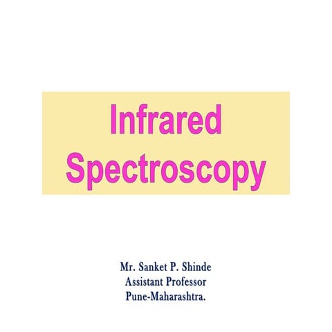 Infrared spectroscopy | PDF