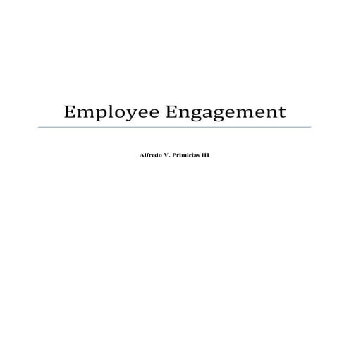 IR 201 Employee Engagement | DOCX