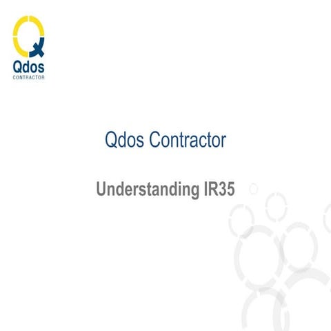 Understanding IR35 | PPT