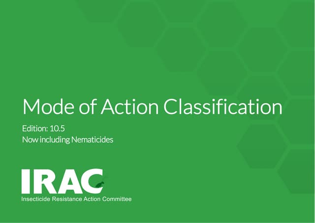 CLASSIFICATION OF INSECTICIDES AND THEIR MODE OF ACTION | PPTX