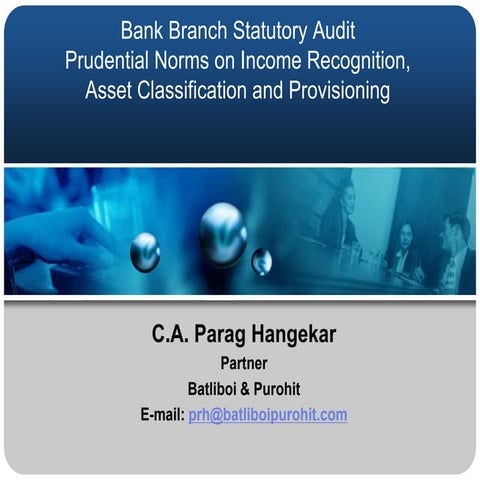 Bank Branch Audit | PPTX