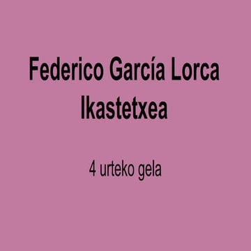 Lehenengo bilera gurasoekin | PPTX