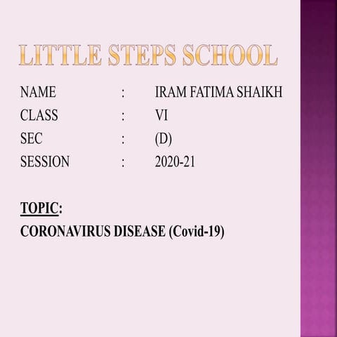 Presentation of the Iram Fatema in order | PPT