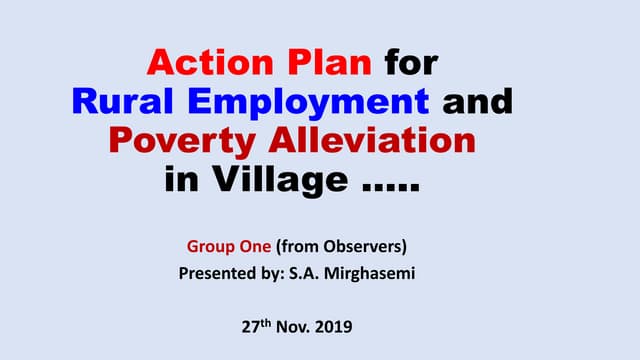 VILLAGE POVERTY REDUCTION PLAN PRESENTATION PPT.pdf